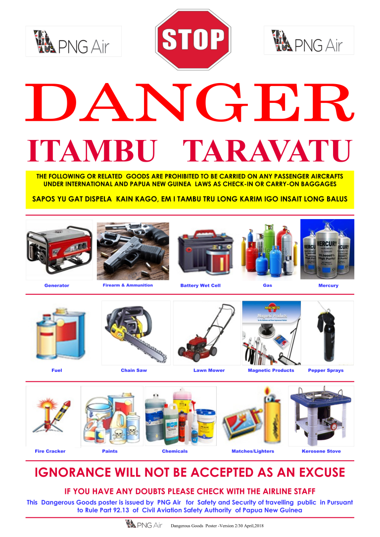 Checked Baggage | PNG Air